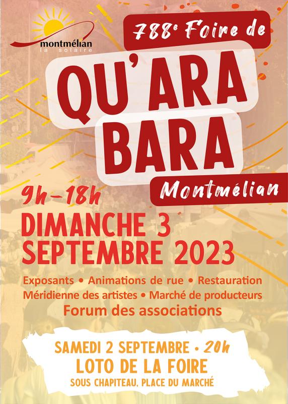 Montmélian - Foire de Qu'ara Bara