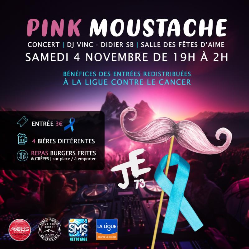 Aime - Pink Moustache