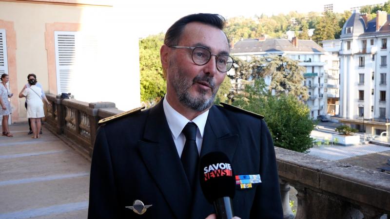 Chambéry - Le Préfet quitte le département