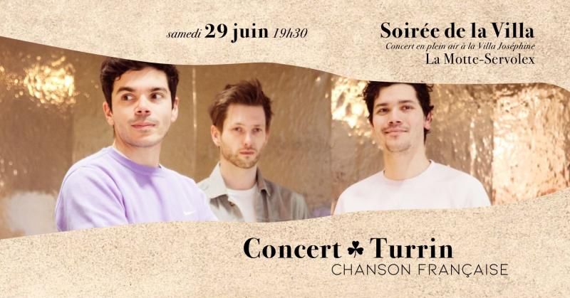 La Motte-Servolex - TURRIN en concert aux Soirées de la Villa
