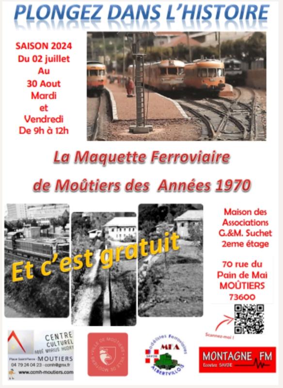 Moutiers - Visite de la maquette de Moutiers