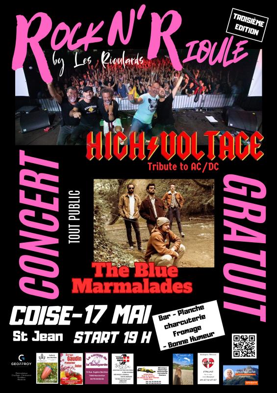 Coise-Saint-Jean-Pied-Gauthier - Concert Rock n'Rioule