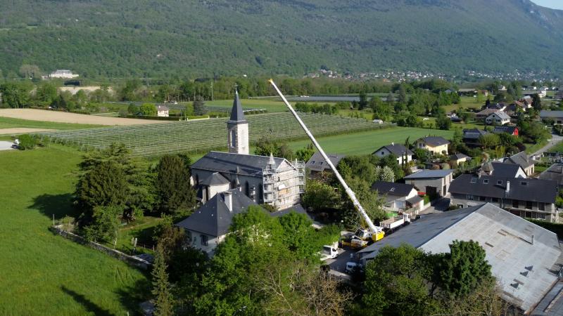La Motte-Servolex - La rénovation de l’église du Tremblay touche à sa fin