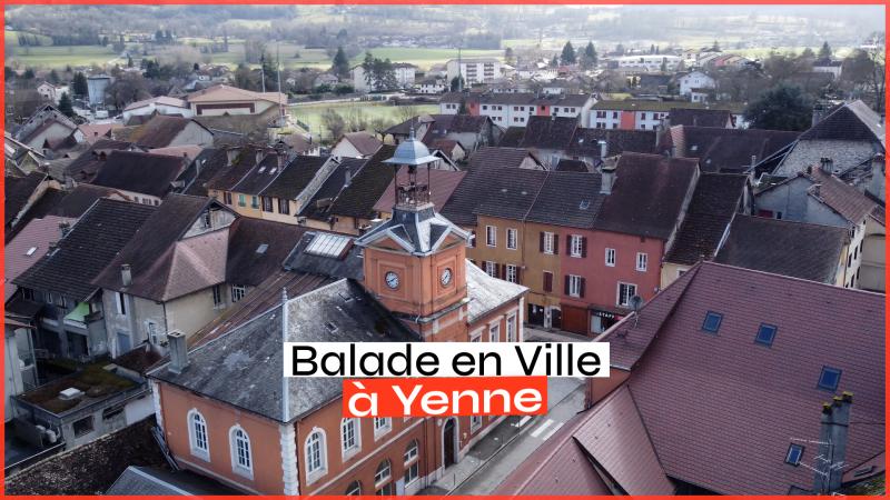 Yenne - Balade en ville à Yenne avec François Moiroud, maire de la commune