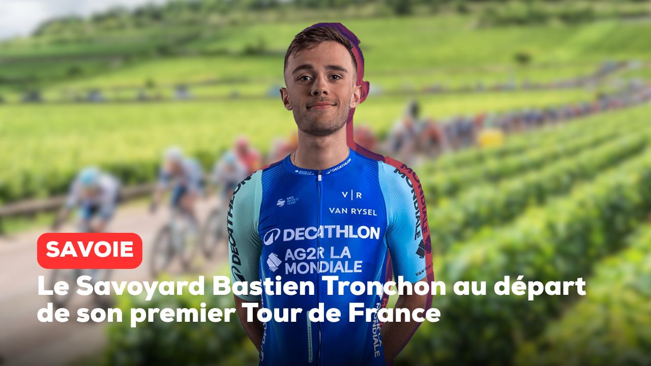 Chambéry - Le Savoyard Bastien Tronchon au départ de son premier Tour ...
