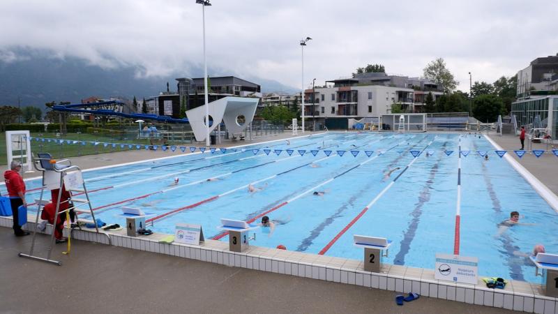 Aix-les-Bains - Réouverture du bassin extérieur d'Aqualac