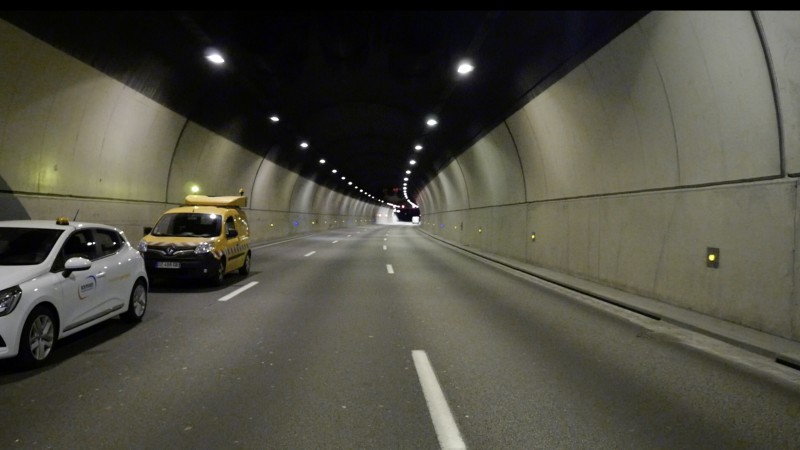 Chambéry - Travaux dans le tunnel des Monts