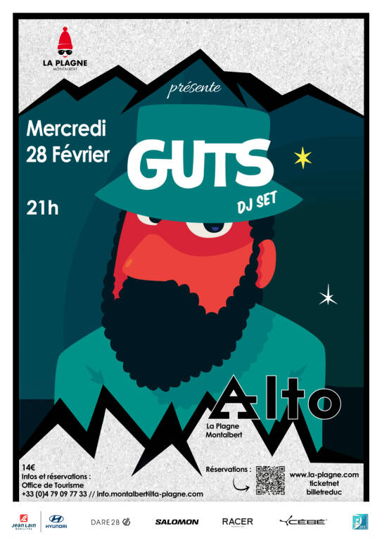La Plagne - Guts DJ set à la salle Alto à Montalbert