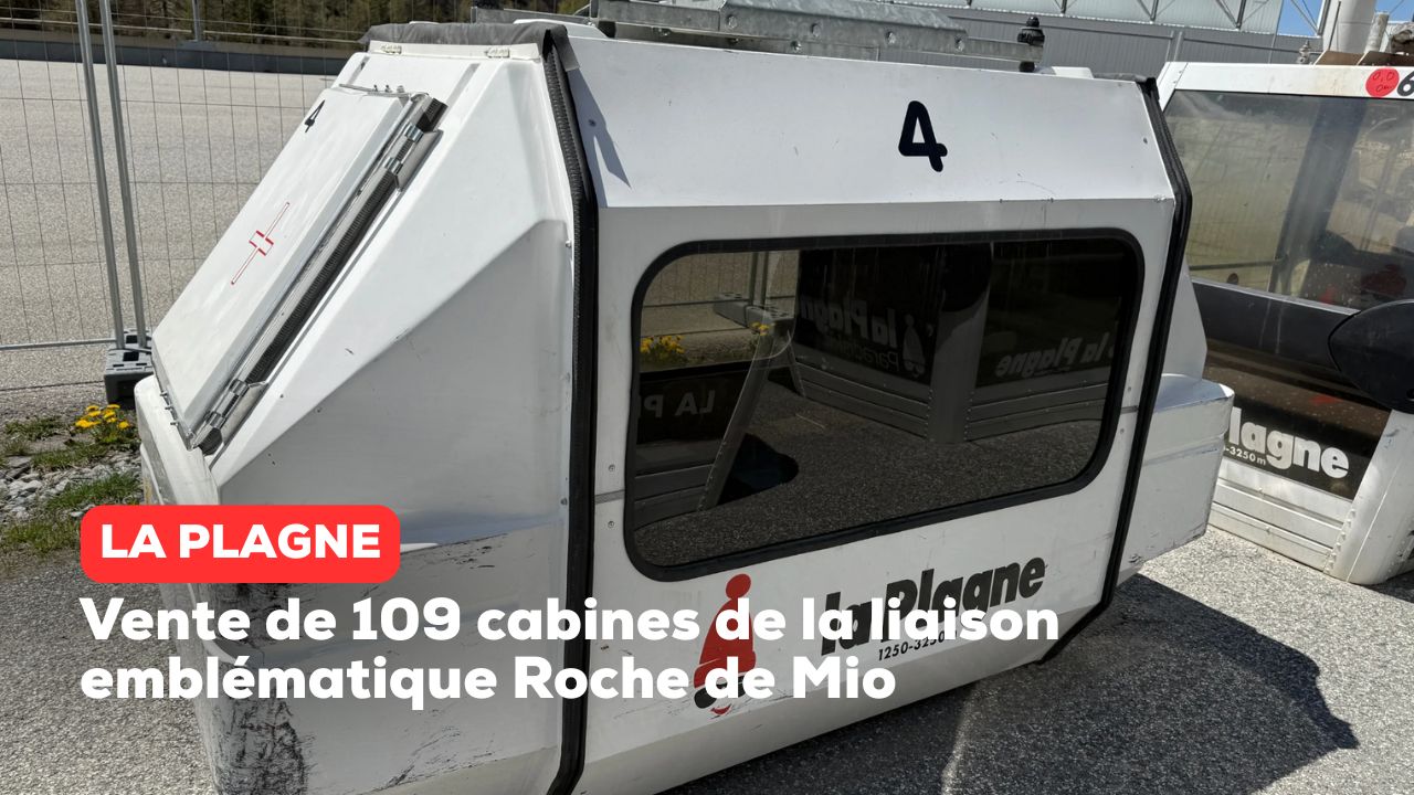 La Plagne - Vente de 109 cabines de la liaison emblématique Roche de Mio