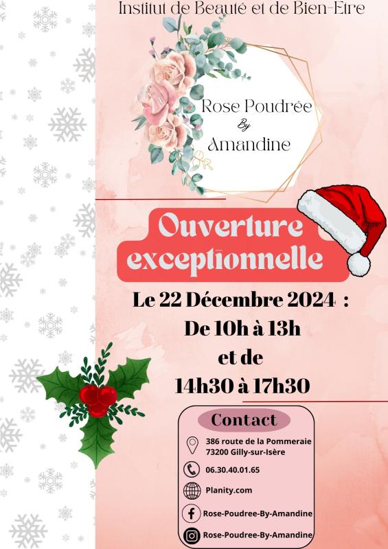 Ouverture exceptionnelle de l’institut Rose Poudrée by Amandine