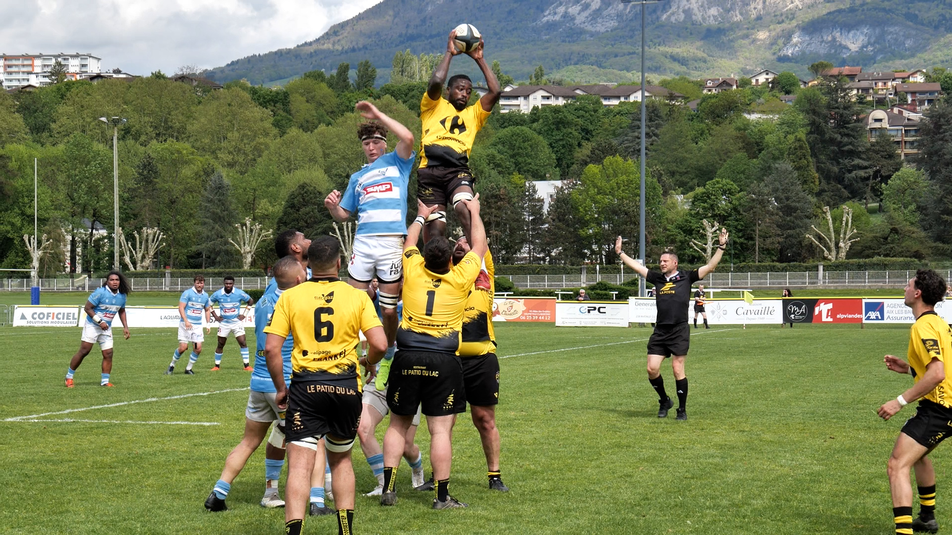 Aix-les-Bains - Match aller contrariant pour le FCA rugby en phases finales